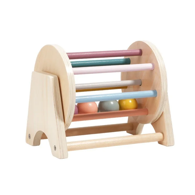 Montessori Infant Rolling Drum Toy Preschool Early Learning Education ...