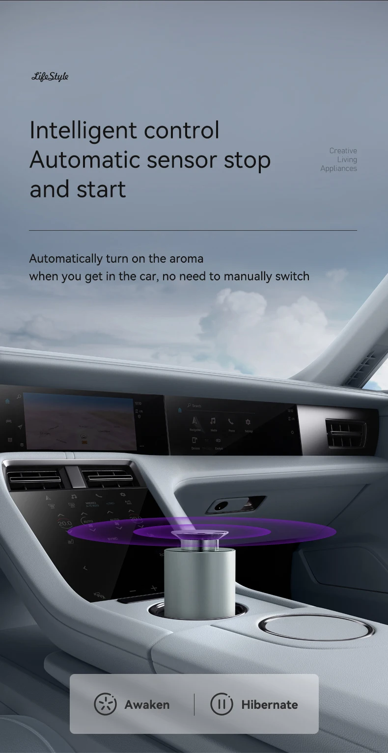 New Design Smart Life Car Aroma Diffuser Device Decor Air Freshener ...