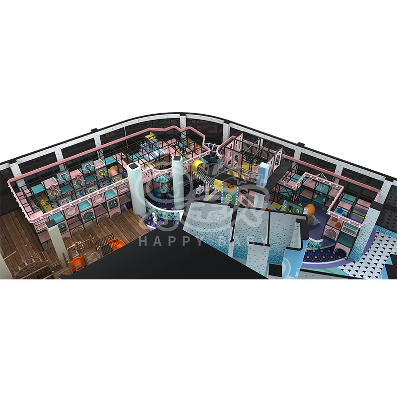 Adventure Interior Indoor Park Playground Equipment Climbing Jump Soft ...