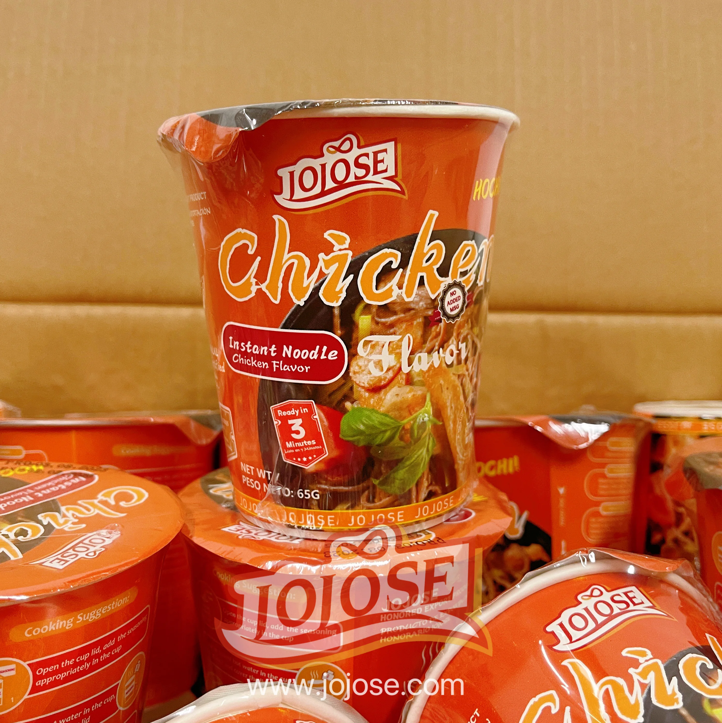 Jojose 65g Cup Noodles Chinese Instant Private Label Brc Factory Offer ...