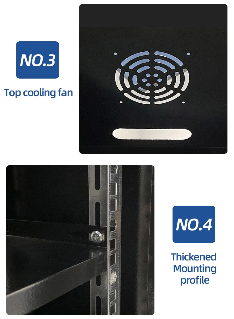 9U Wall Mounted Network Cabinet - Secure & Versatile Storage