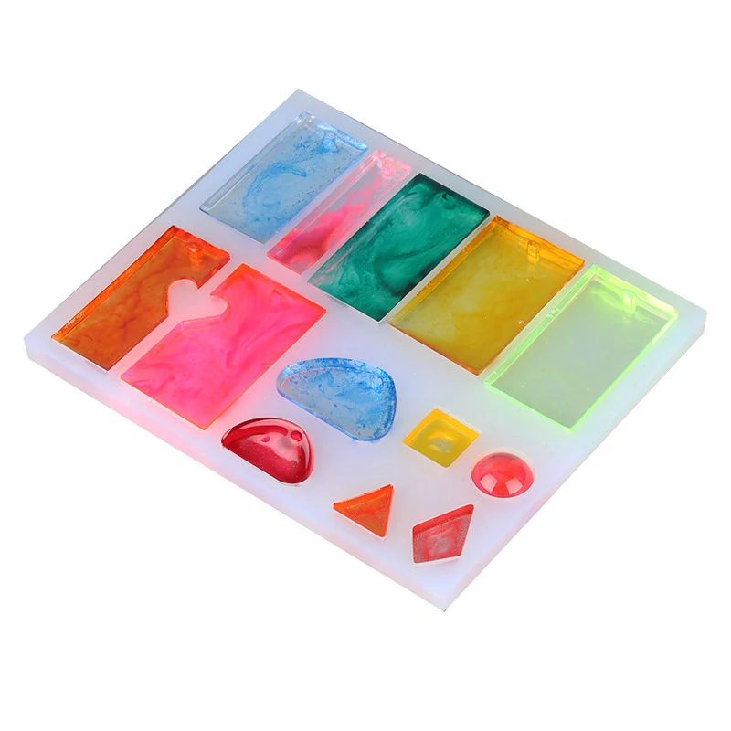 DIY Necklace Pendant Crystal Silicone Craft Mold - All-season
