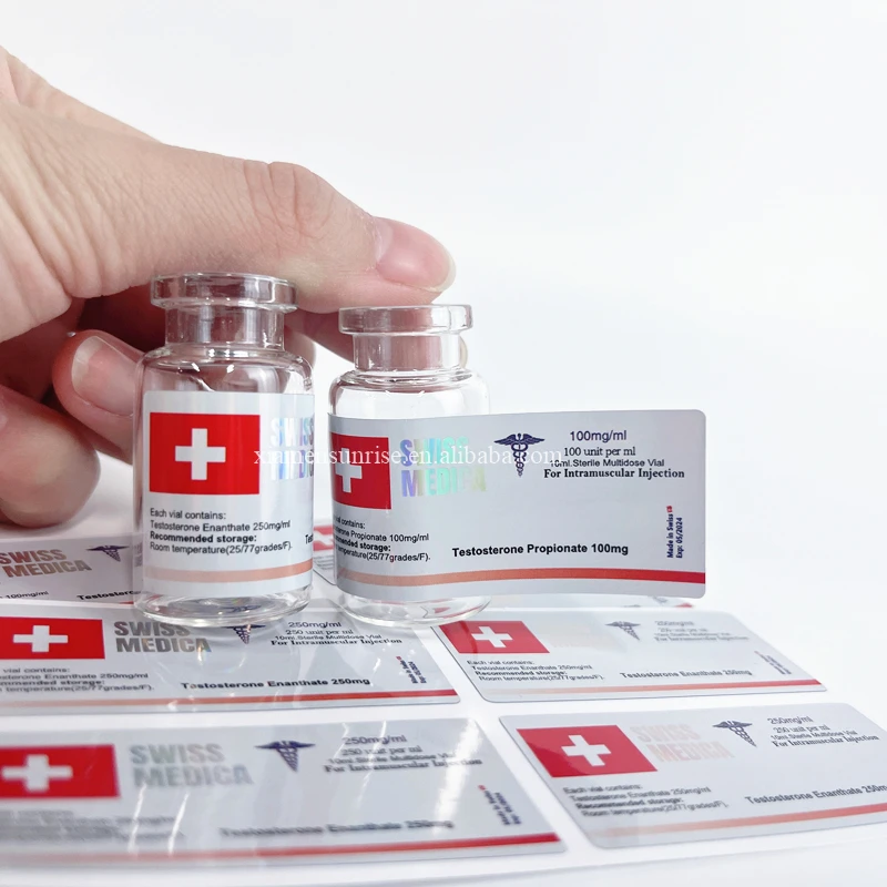 Custom Brand Logo Printing 10 Vials 2ml 10iu Hgh Label Sticker And Box ...