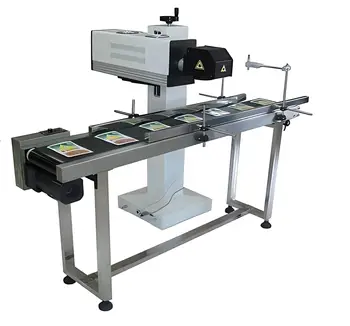 Hdpe Pvc Wire Cable Automatic Flying Laser Marking Machine Dot Matrix ...