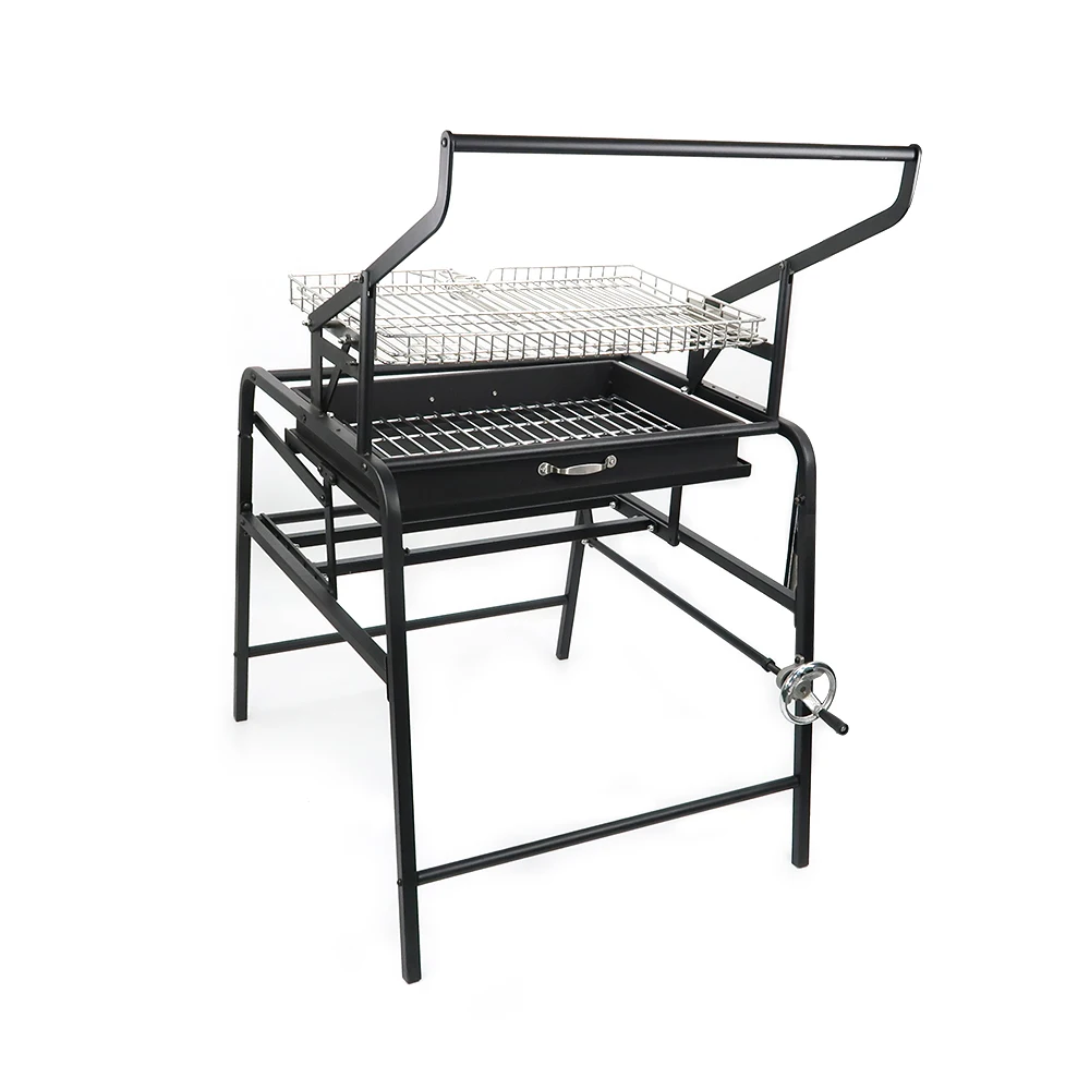 Outdoor Party Barbecue Charcoal Grills Camping Bbq Basket Grilling Net ...