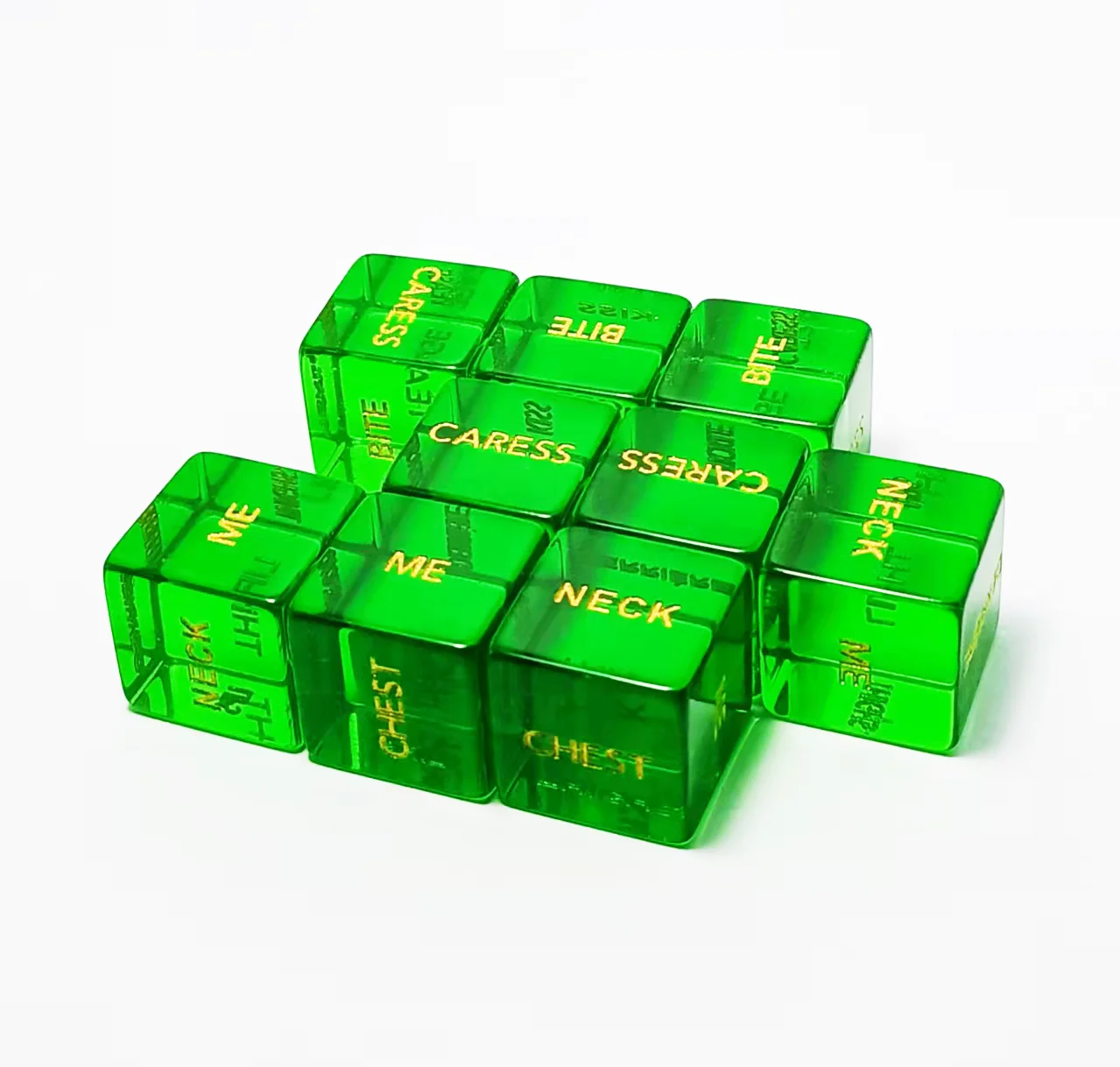 Customized Logo Personalized Unique Colored Dice D6 Set