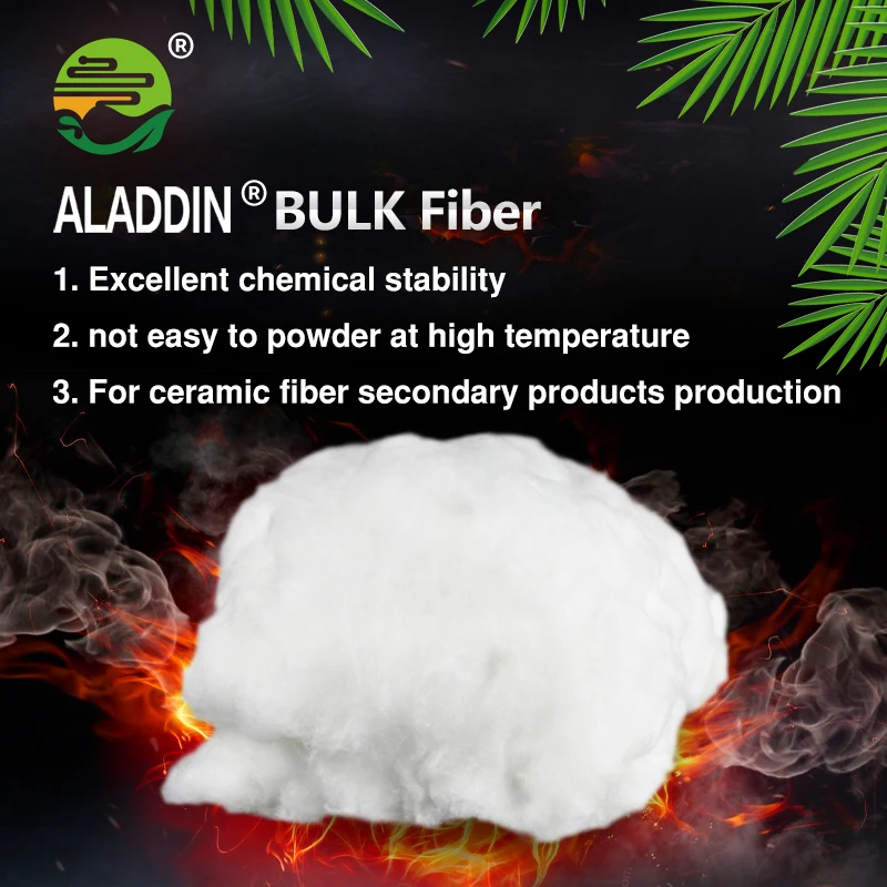 High Temperature Resistanca Fireproof Bulk Fiber Ceramic Fiber Cotton ...