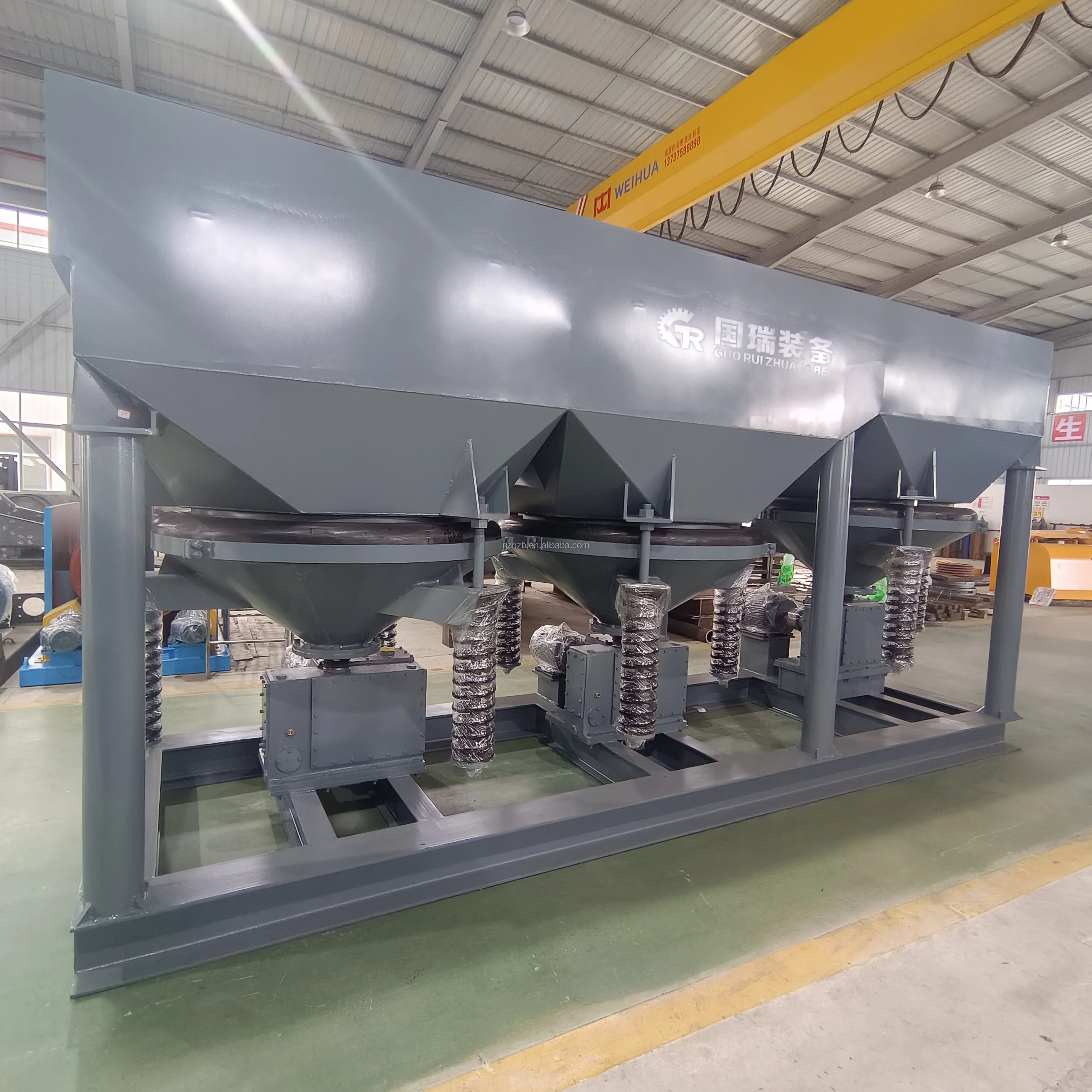 RuiJie 3 Chamber Jig Concentrator Machine Sawtooth Wave Jigging Machine ...