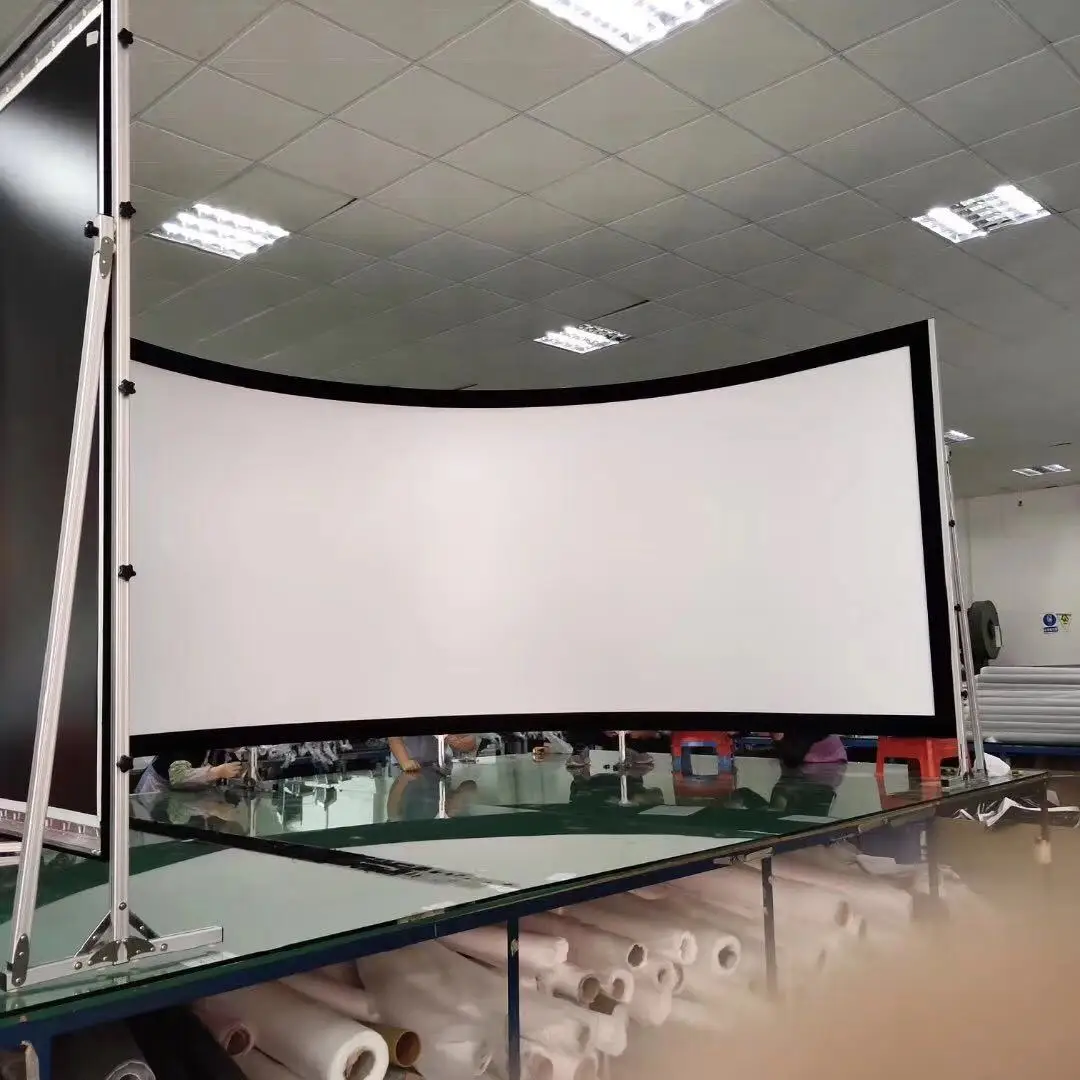 Customizable Curved Projection Screen for Projector & Gaming