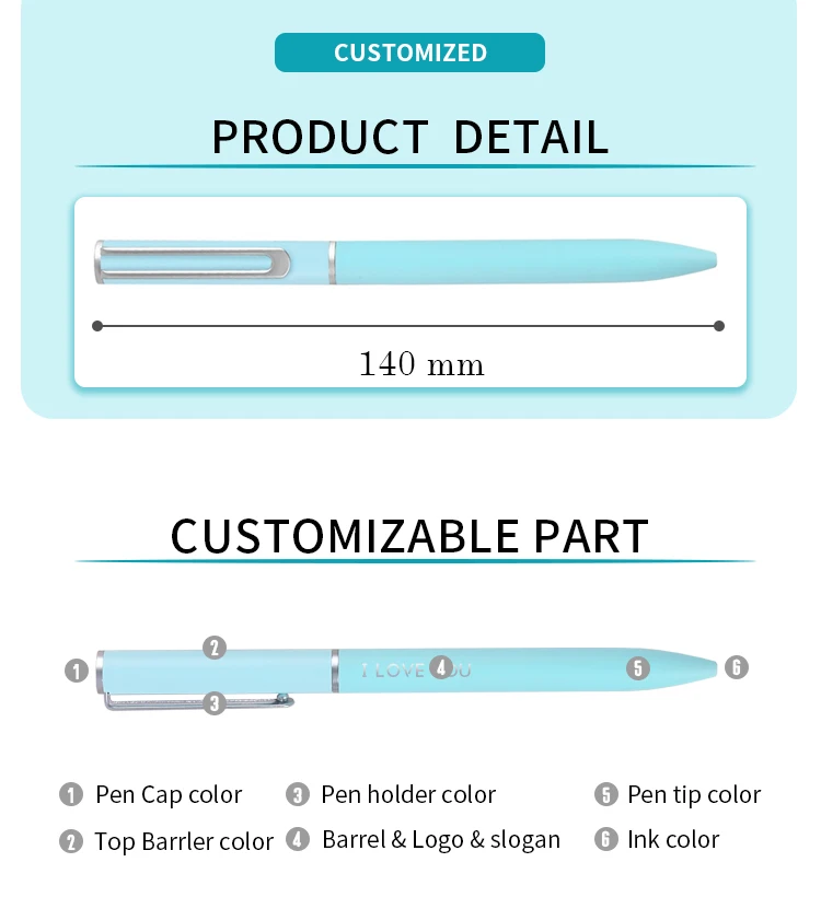 Ttx Promotional Custom Logo Ballpoint Pens Ball Pens Advertising ...