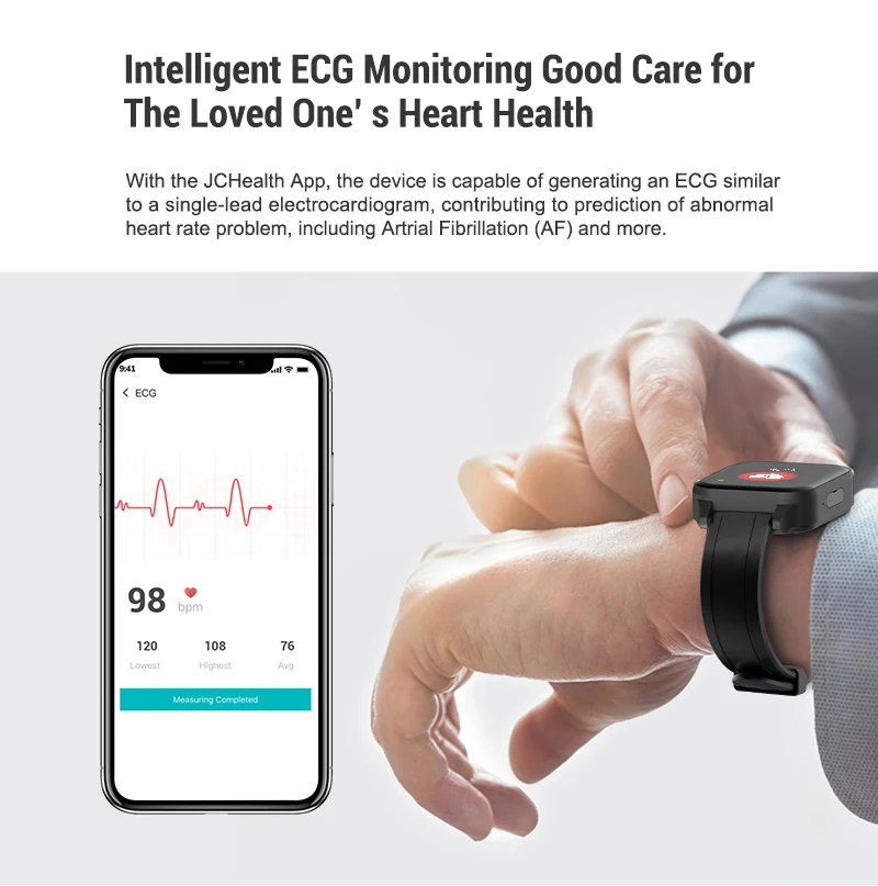 2024 New Wearable Emergency Calling Equipment SOS Health 4g Care ...