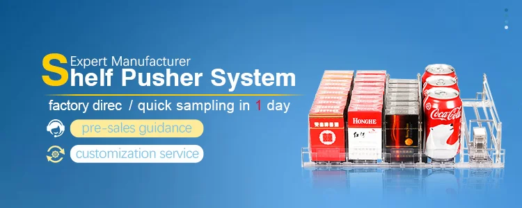 Combined Pvc Acrylic Adjustable Dividers Shelf Pusher For Auto Organize ...