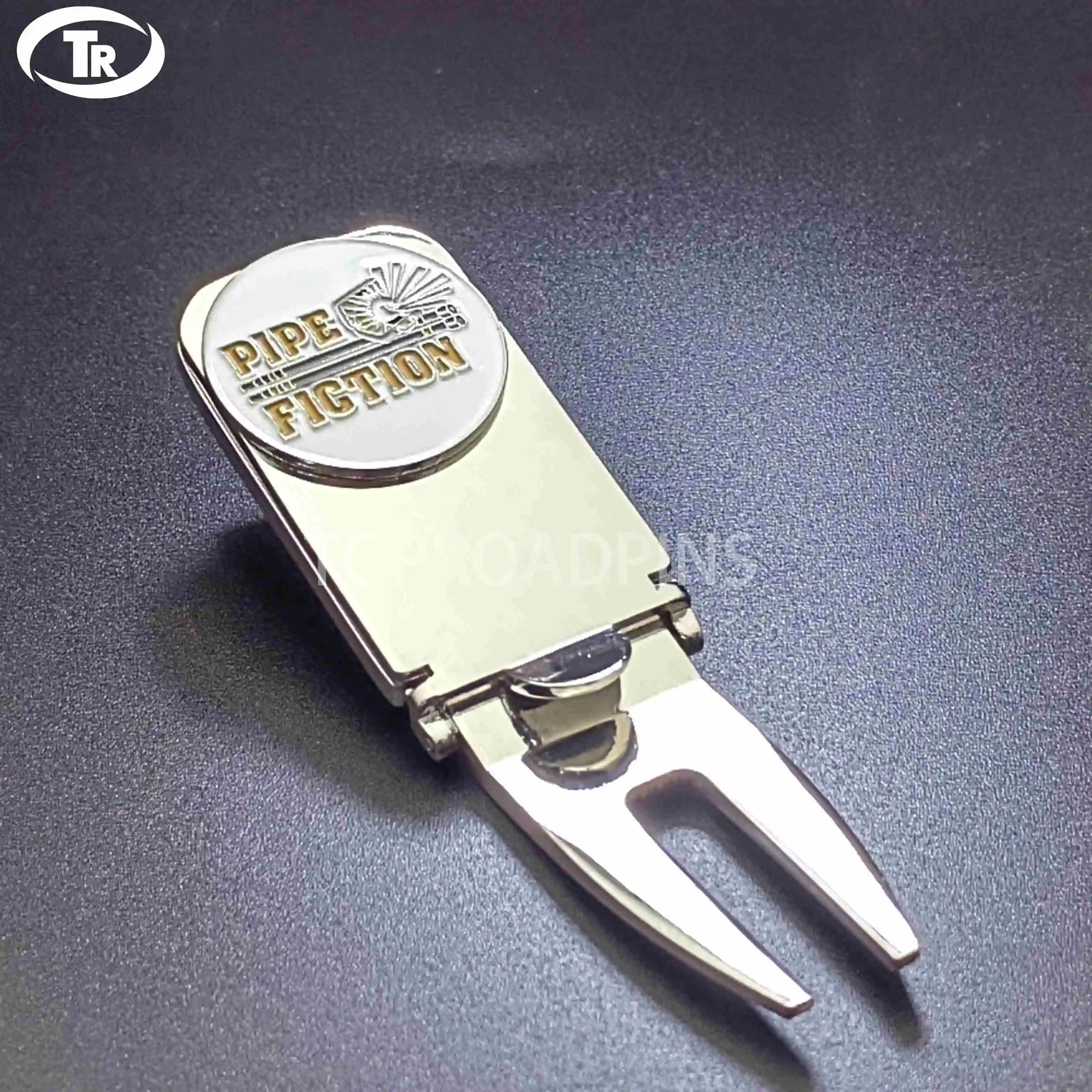 Customized Golf Club Gift Set Fork Golf Divot Repair Tool And Cigar ...