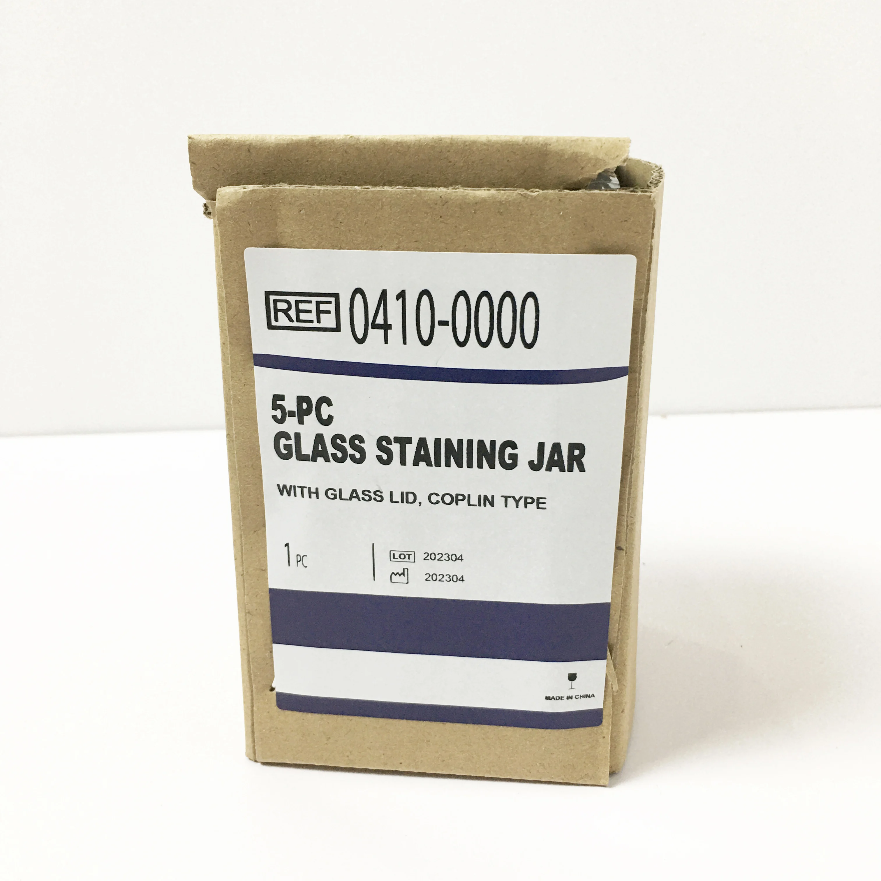 Laboratory Chemical Transparent Vessel 5 Pieces Place Microscope ...