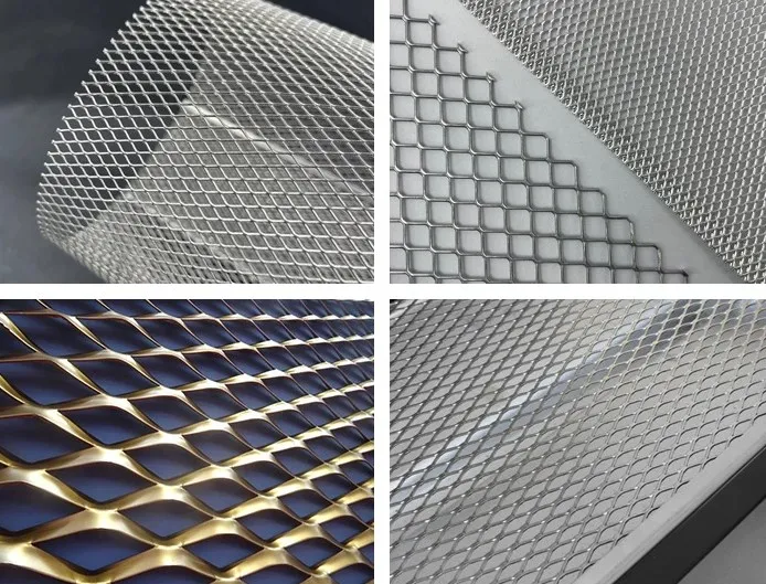 Heavy Duty Expanded Sheet Metal Wire Mesh - Diamond Pattern