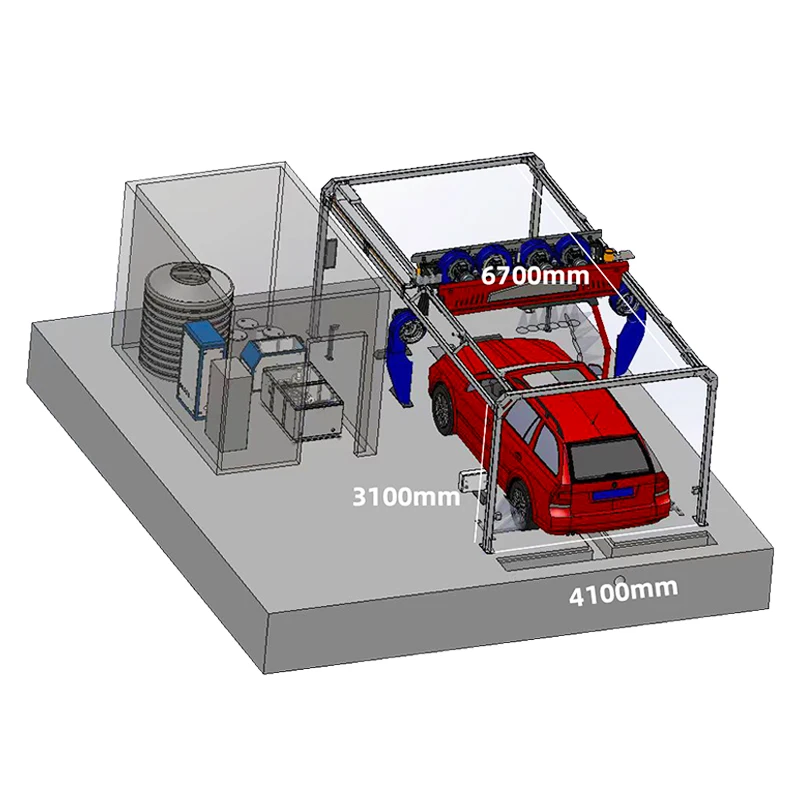 2025 Hot Sale Touchless Full Automatic Car Washing Machine