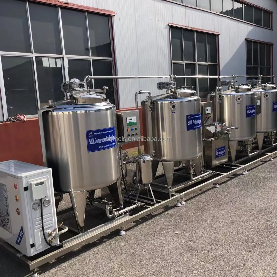 100l Milk Pasteurization Machine Milk Cooling Tank And Pasteurizer ...