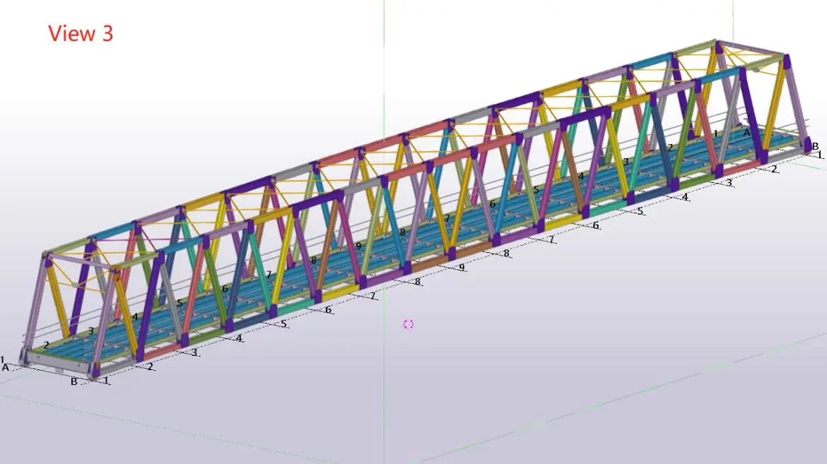 Lightweight Steel Frame Pedestrian Bridges for Urban Greenways