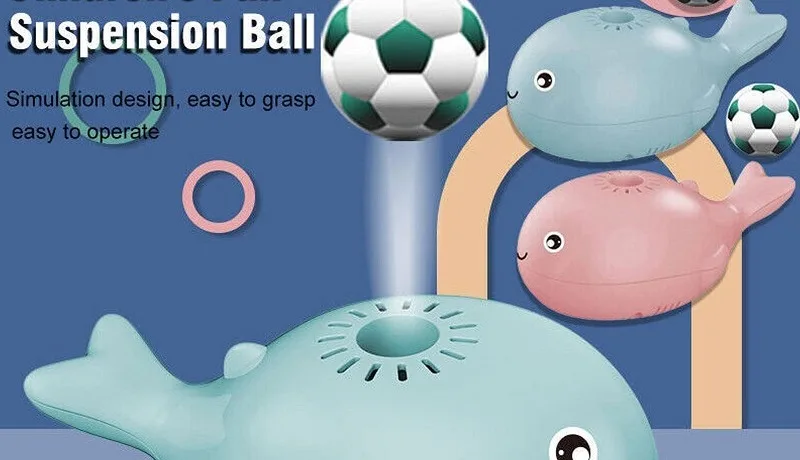 Toddlers Kids Gifts Dolphin Cute Suspended Blowing Baby Toy Electric ...