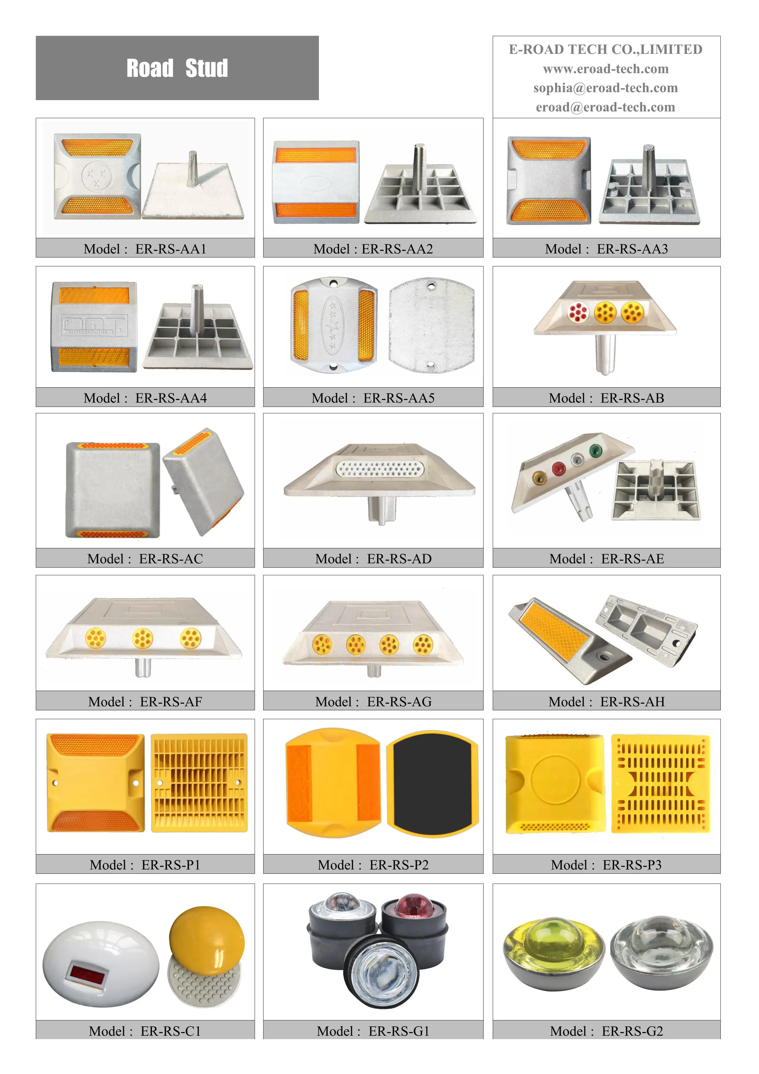 Reflective Marker Rounded Reflector Pavement Marker Ceramic Round Road ...
