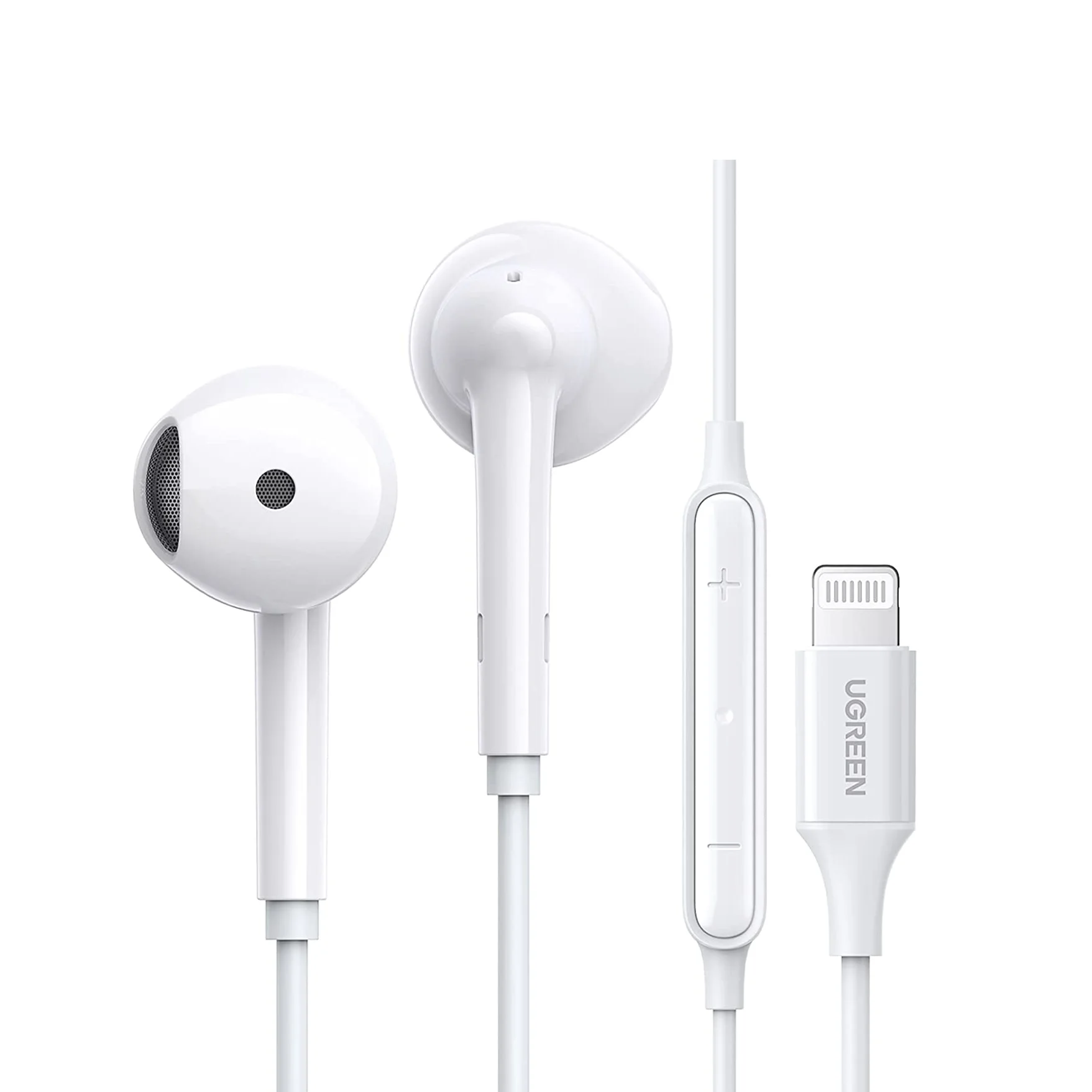 Ugreen Lightning Headphones Wired Earbuds Mfi Certified Wired Earphones ...