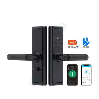 Fechadura Digital Tuya Smart Wifi Lock Security Wireless Biometric Fingerprint Rfid Keyless ...
