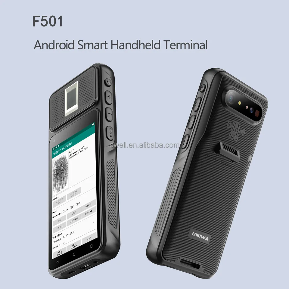 Uniwa F501 Fap Optical Biometric Fingerprint Reader 2d Barcode Scanner ...