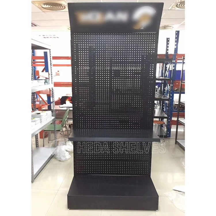Pegboard Display Stand - Durable Metal Fixtures for Retail