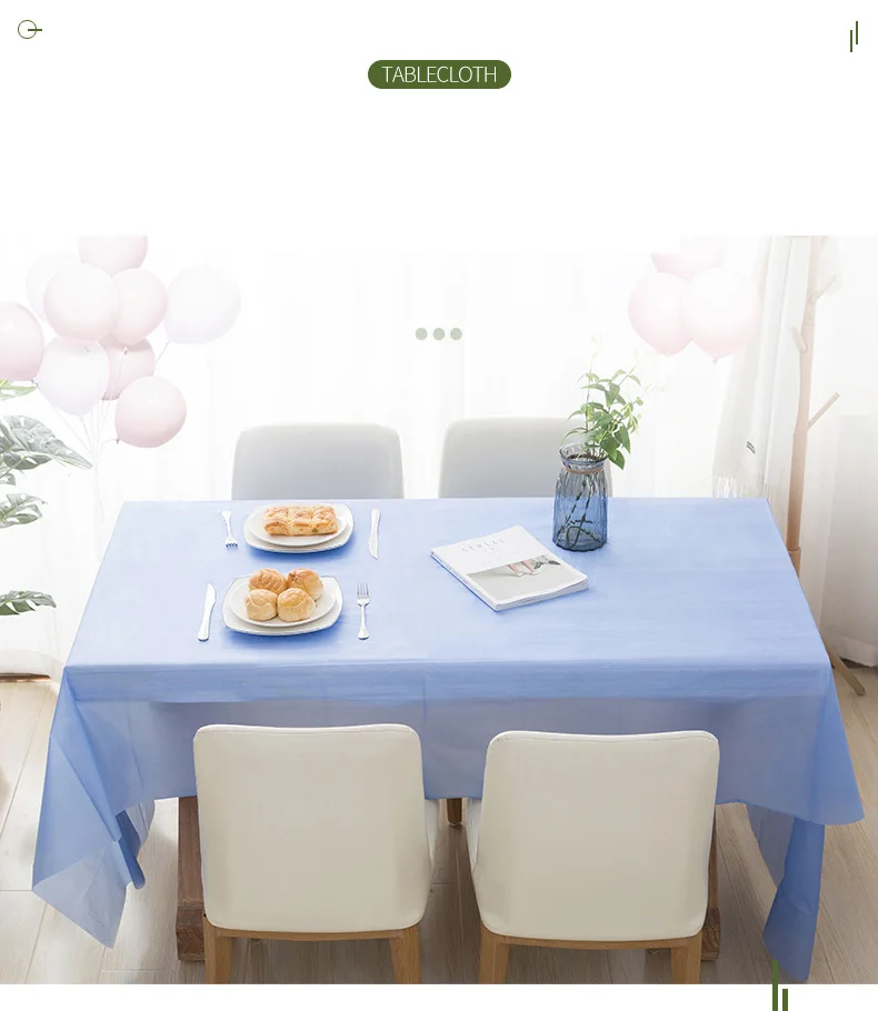 PEVA Disposable Tablecloths - Perfect for Parties & Events