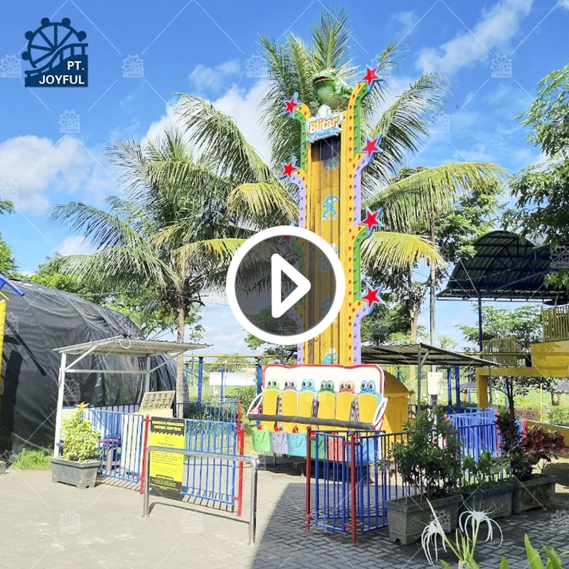 Shopping Mall Amusement Mini Carnival Rides Fun Jumping Amusement 8.5M ...