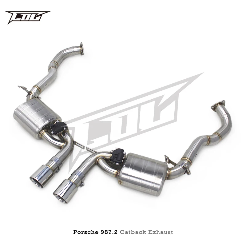 Boska SS304 Catback Exhaust for Porsche Boxster/Cayman 987/987.2 2008 ...