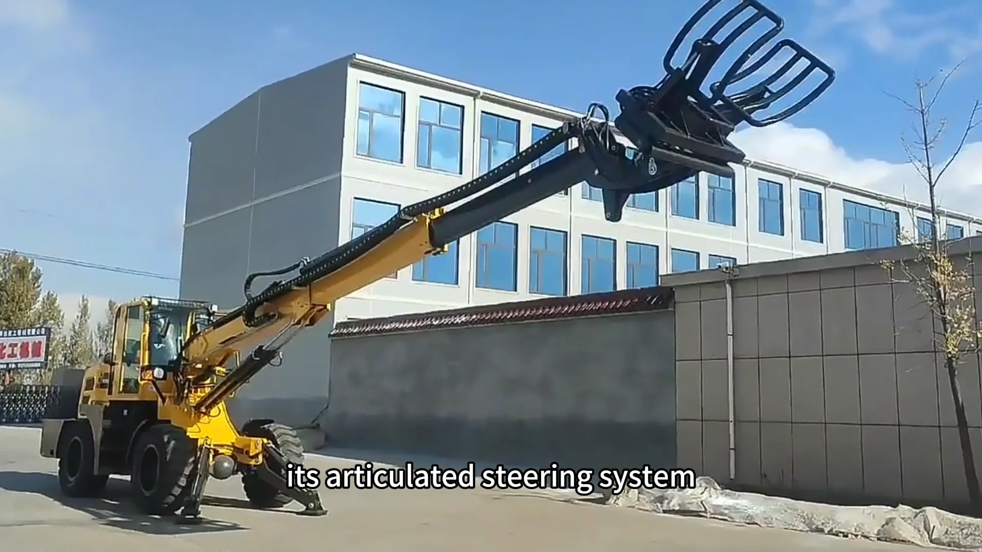 Factory Supply Hot Model Rotate Telescopic Handler Wheel Loader With ...