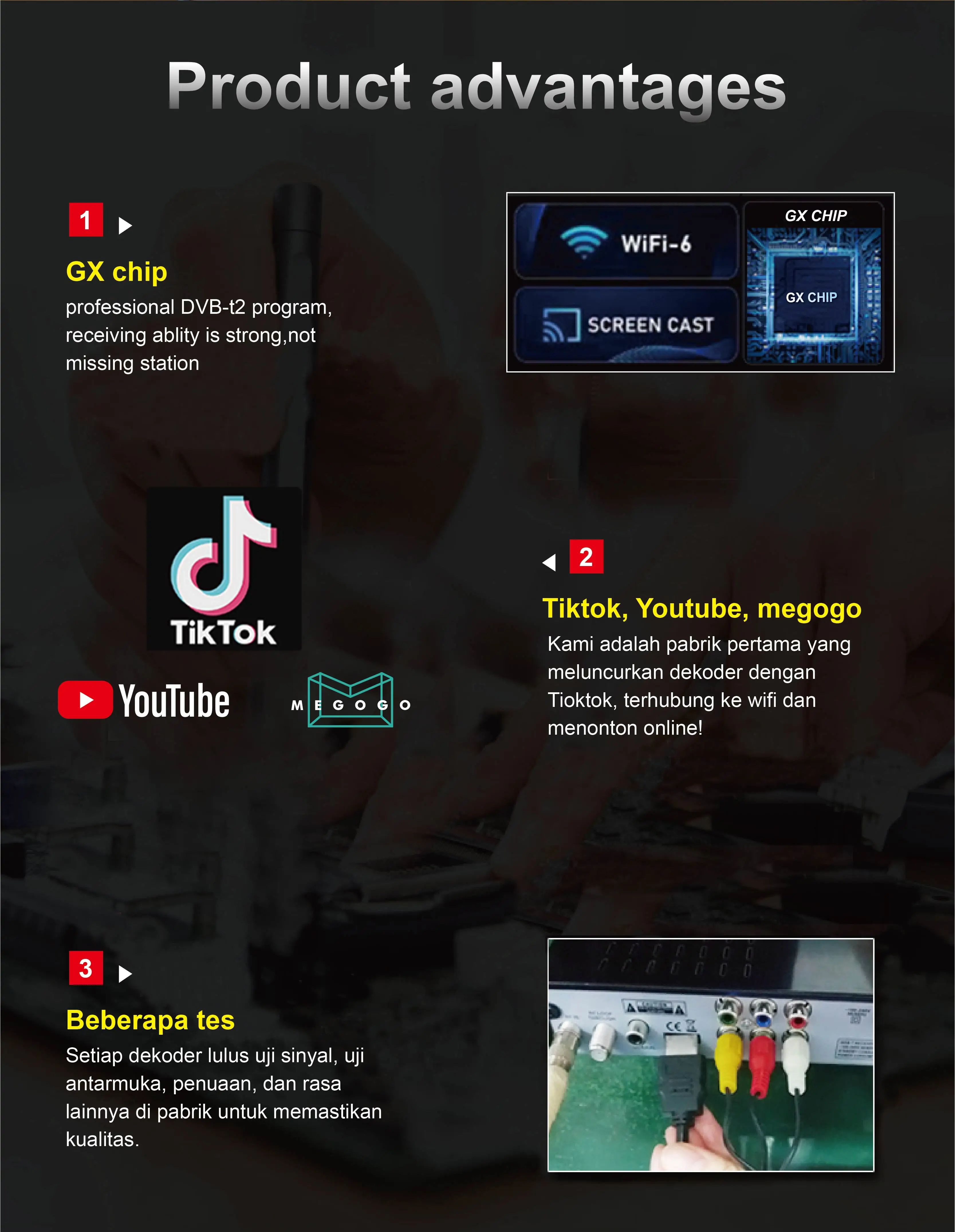 Africa Decoder Digital Terrestre Dvb T2 Dc12v Hdtv 4k Dd Free Mpeg4 ...