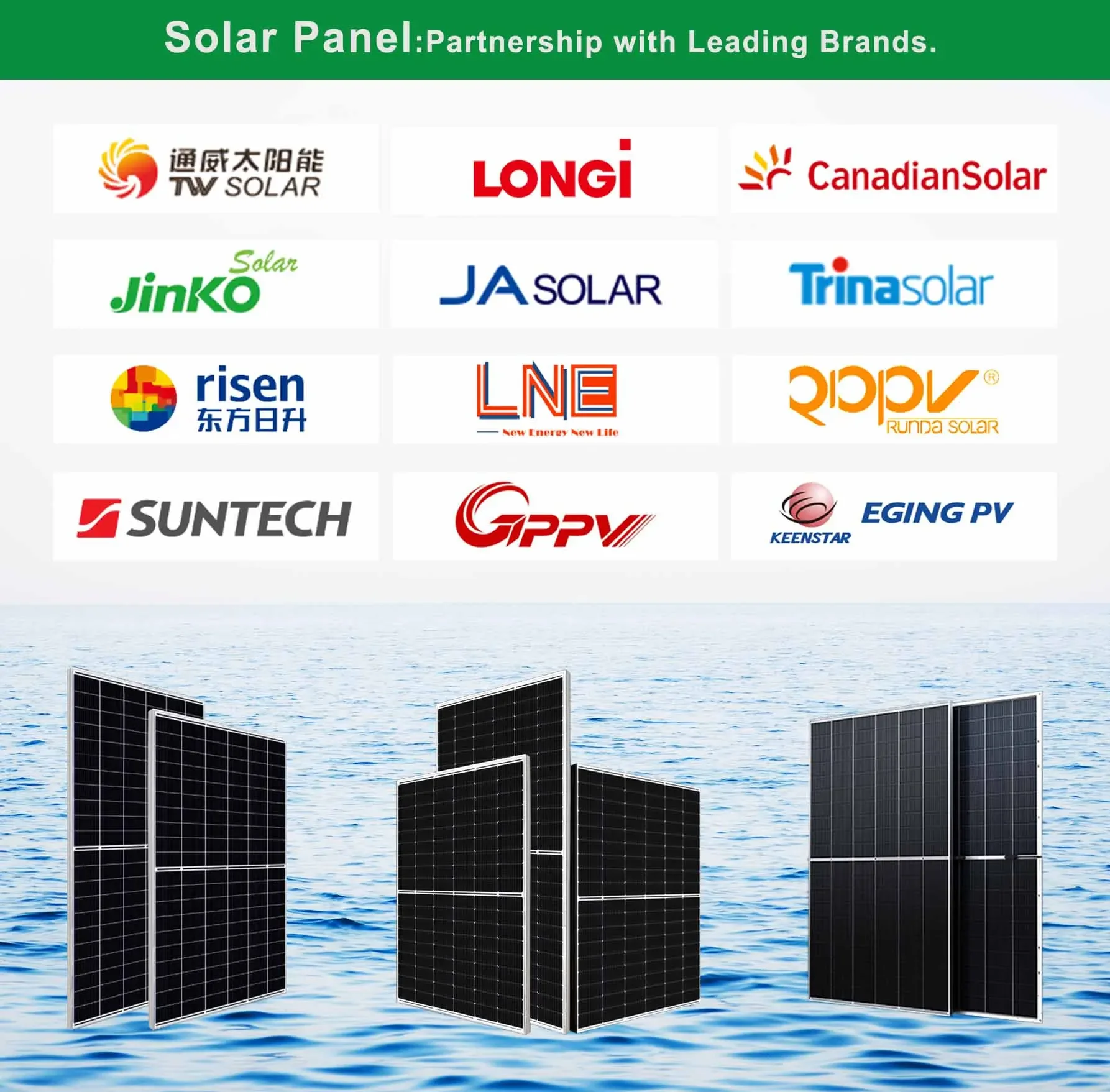 Bifacial Solar Pv Module 535w-500w Monocrystalline Photovoltaic Power ...