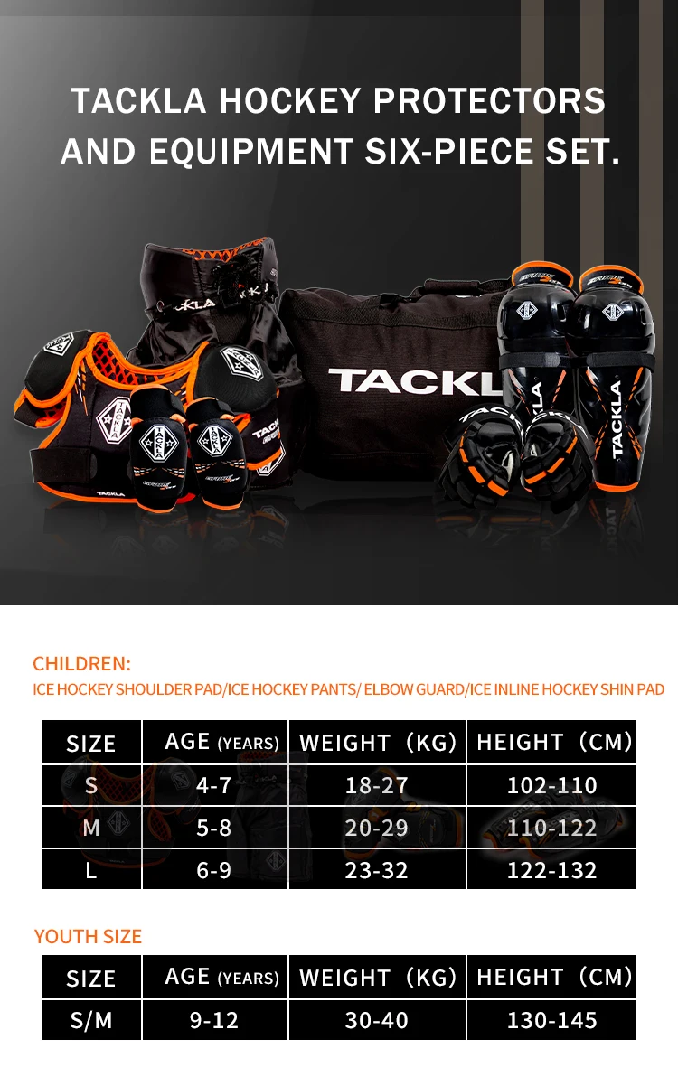 Tackla Brand Hockey Protective Gear Full Set - Buy Roller Hockey Street ...