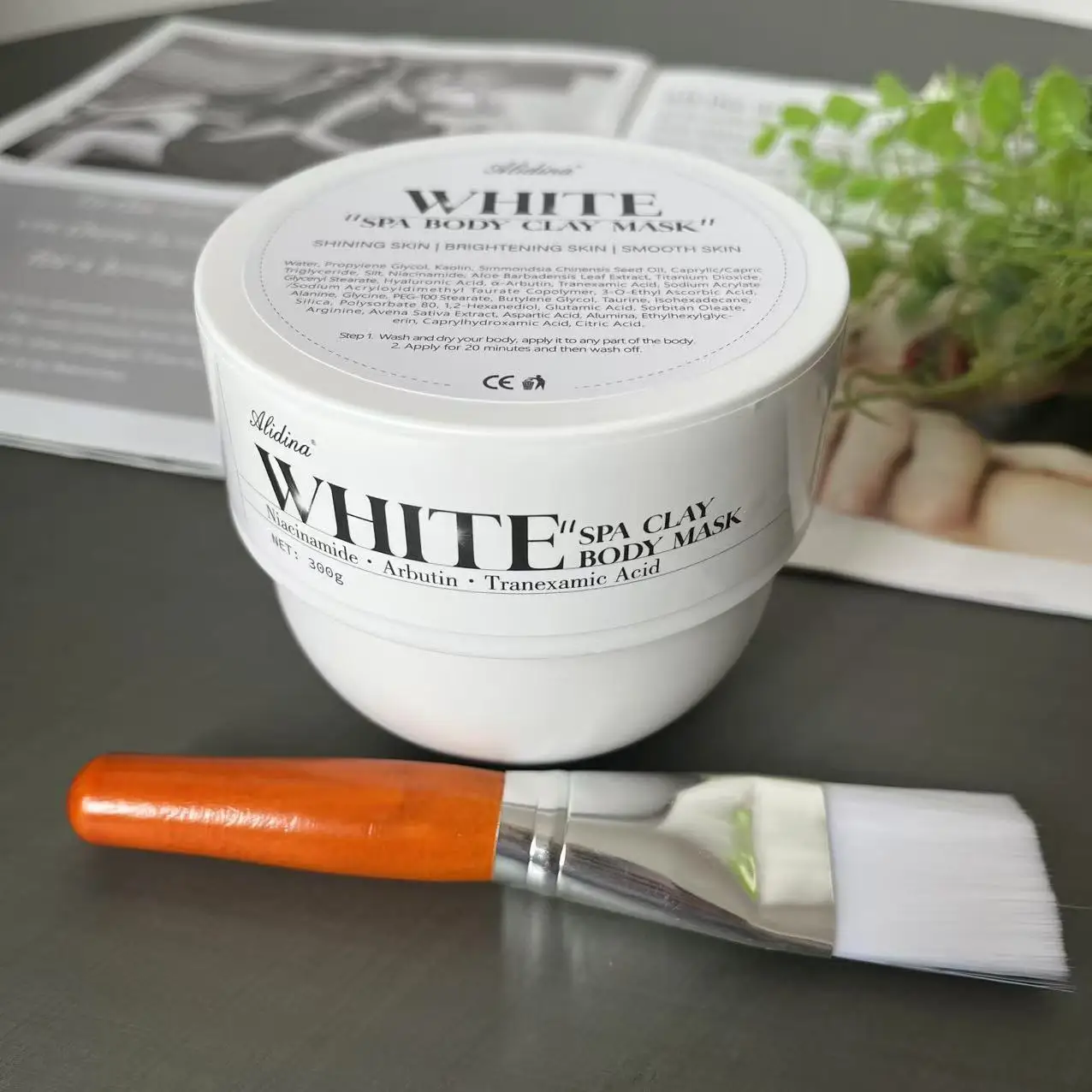 ZS Spa Use Niacinamide Body Whitening Radiant Clay Wash-off Mask ...