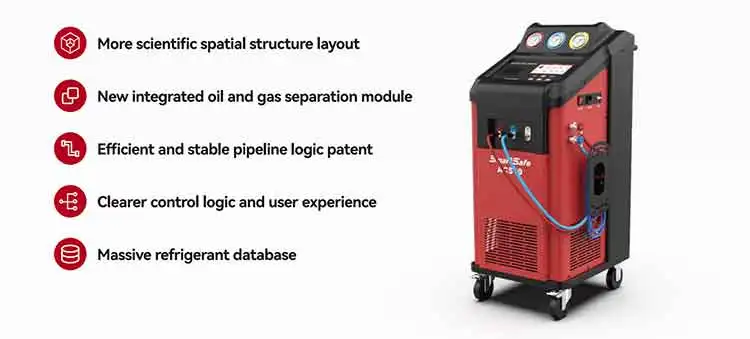 LAUNCH Smartsafe AC519 - Efficient A/C Refrigerant Recovery