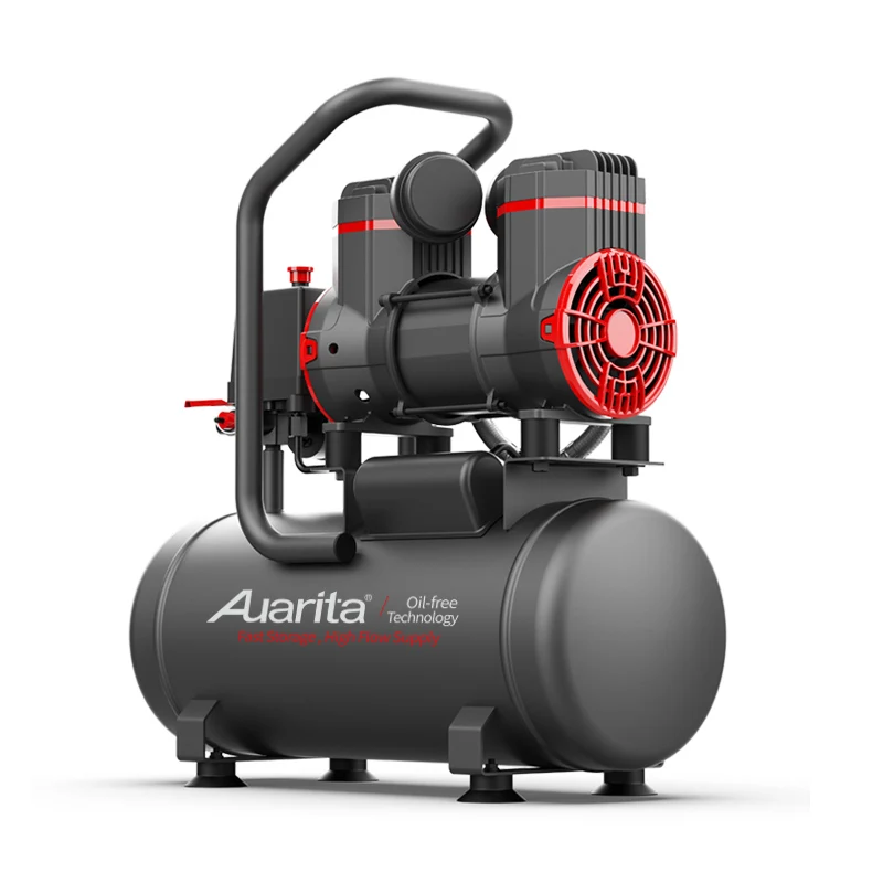 Auarita Electric Oil Free Slient Portable 12l 8bar Small Oil-free Air ...