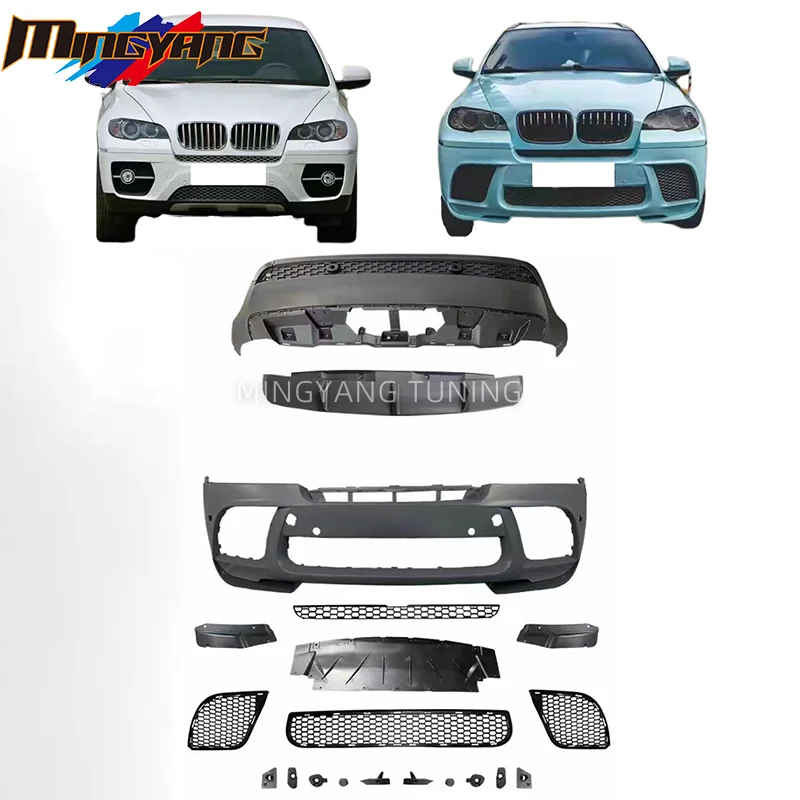 Pp Plastic Mp Style Car Bumpers Headlight M Performance Kit Upgrade X6 ...