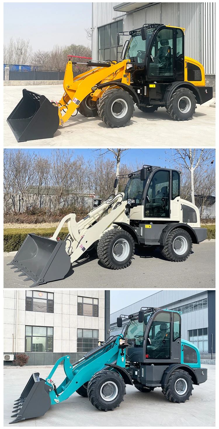 CE Certified Compact Wheels Loader Farm Diesel Radlader Equipment 1 ...
