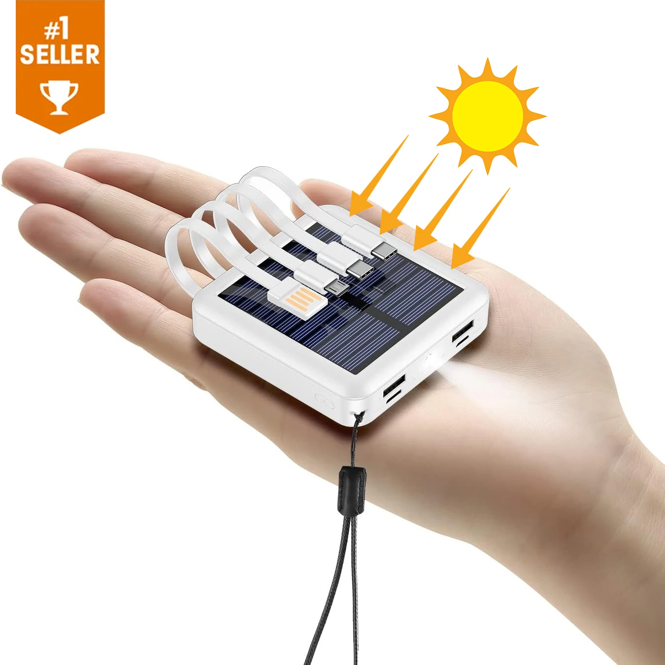 Hyto Portable 10000mah Outdoor Mobile Power Bank Station Mini Solar ...