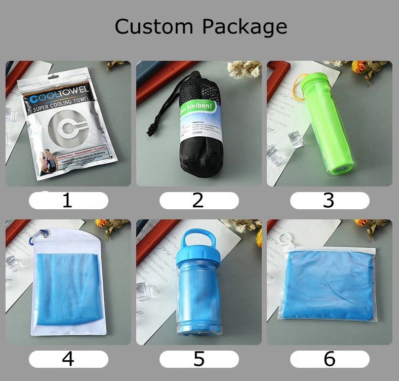Customized Cold Towel Magic Ice Sports Travel Outdoor Portable Cooling ...
