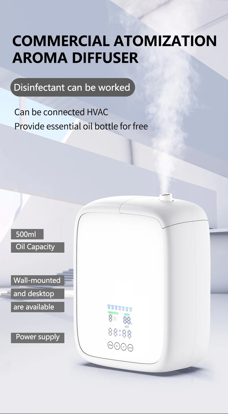 500CBM Commercial Smart Electric Air Scent Diffuser Home Fragrance Oil ...