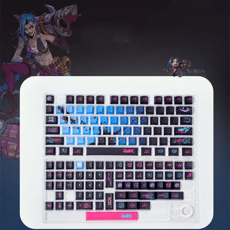 Creative Jinx Keycaps PBT Dye Sublimation Cherry Prrofile for Mad68 ...