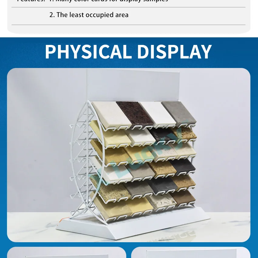 Display Racks Tile Design Metal Slab Tile Floor Display Stand Rack ...