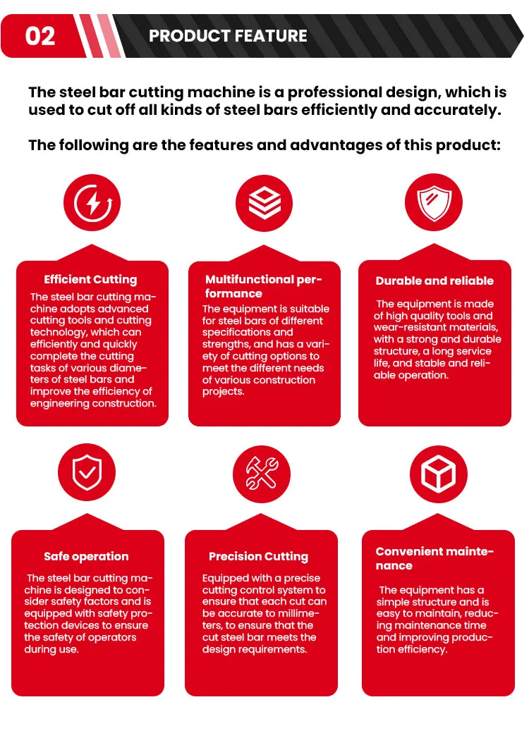 1 Inch Electric Rebar Cutter Machine - 6-60mm Cutting