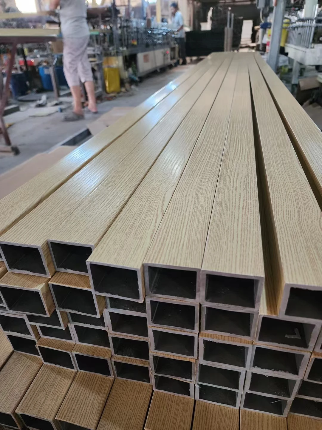 High Quality Wooden Grain Wpc Laminated Panel For Decor - Buy Wpc ...