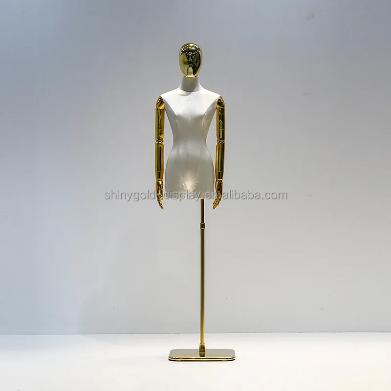 Wholesale Window Display Luxury Dress Form Women Half Body Mannequin ...