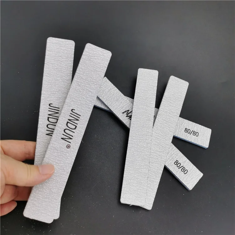 Wholesale Rectangle Square Customized Zebra Nail File Wide Gray Nail ...