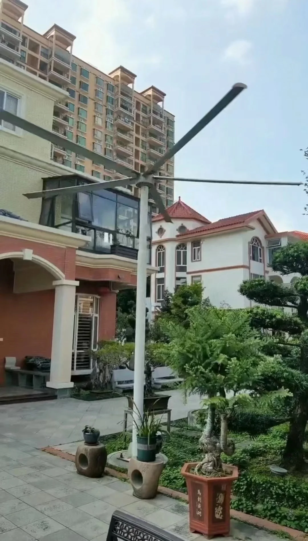 16ft Pole Mounted Fan - Efficient Ventilation Solutions